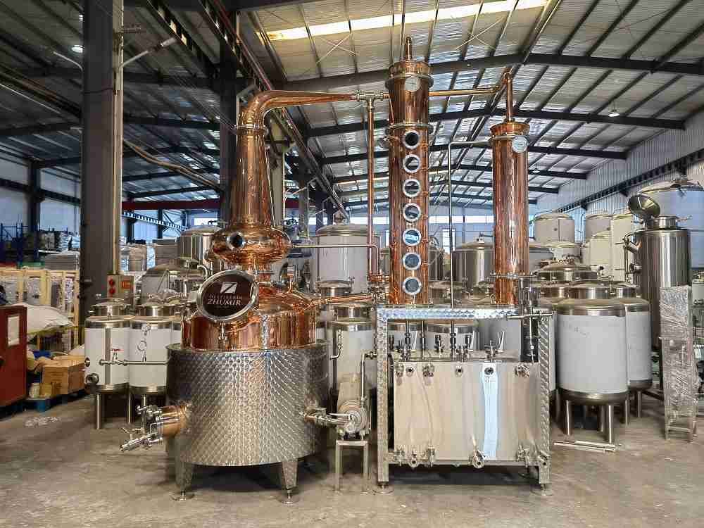 High Level 500L Distillery Equipment for Making Rum / Tiantai Blog ...