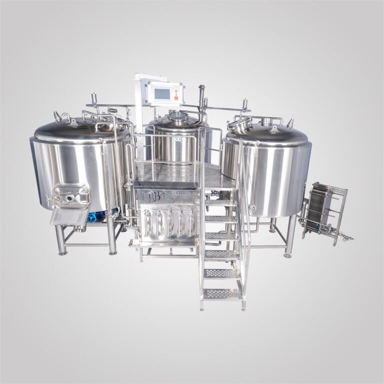 2000L Brewery Equipment-3 Vessel For Commercial Craft Breweries ...